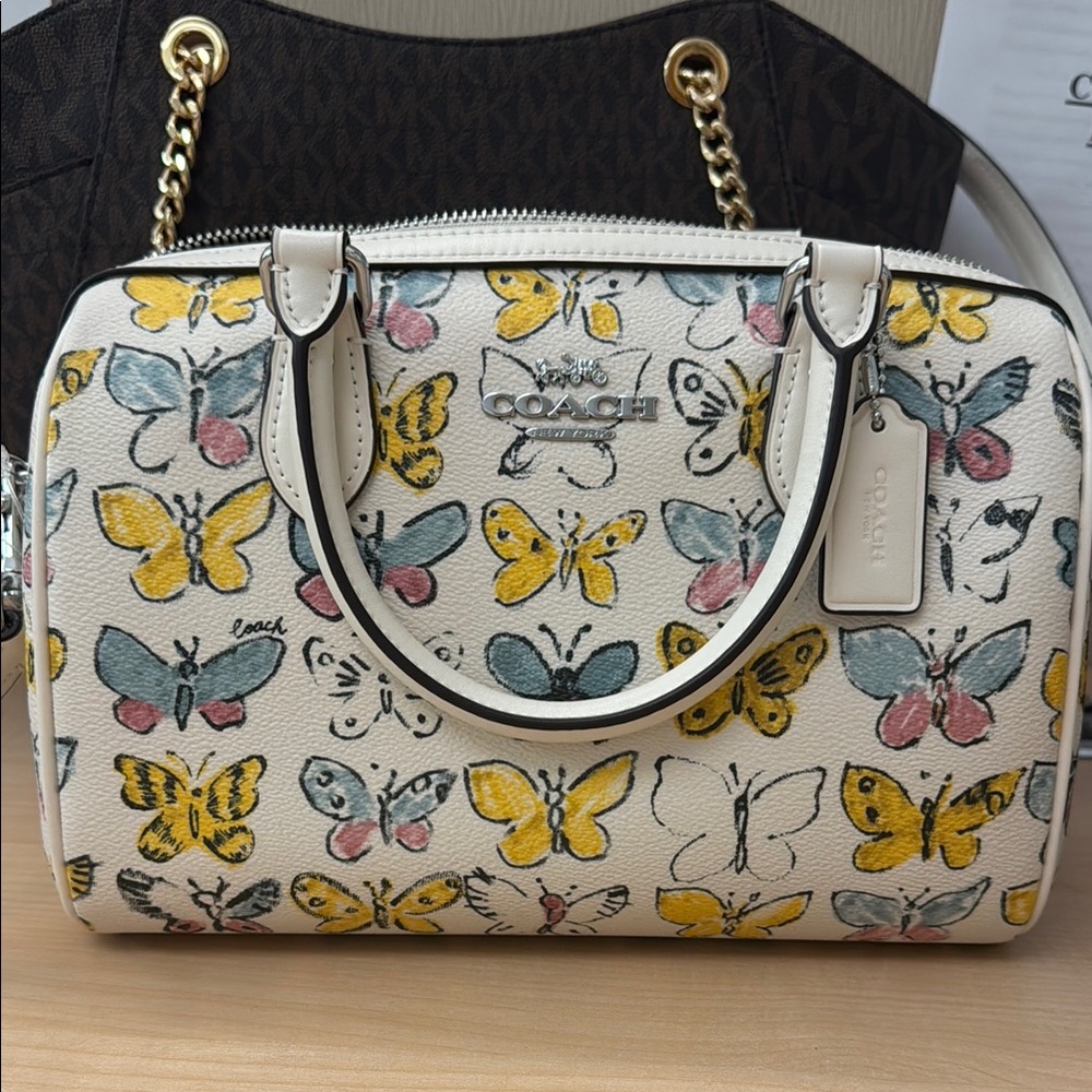 Limited Edition Coach Butterfly Print Women's Bag - M… - Gem
